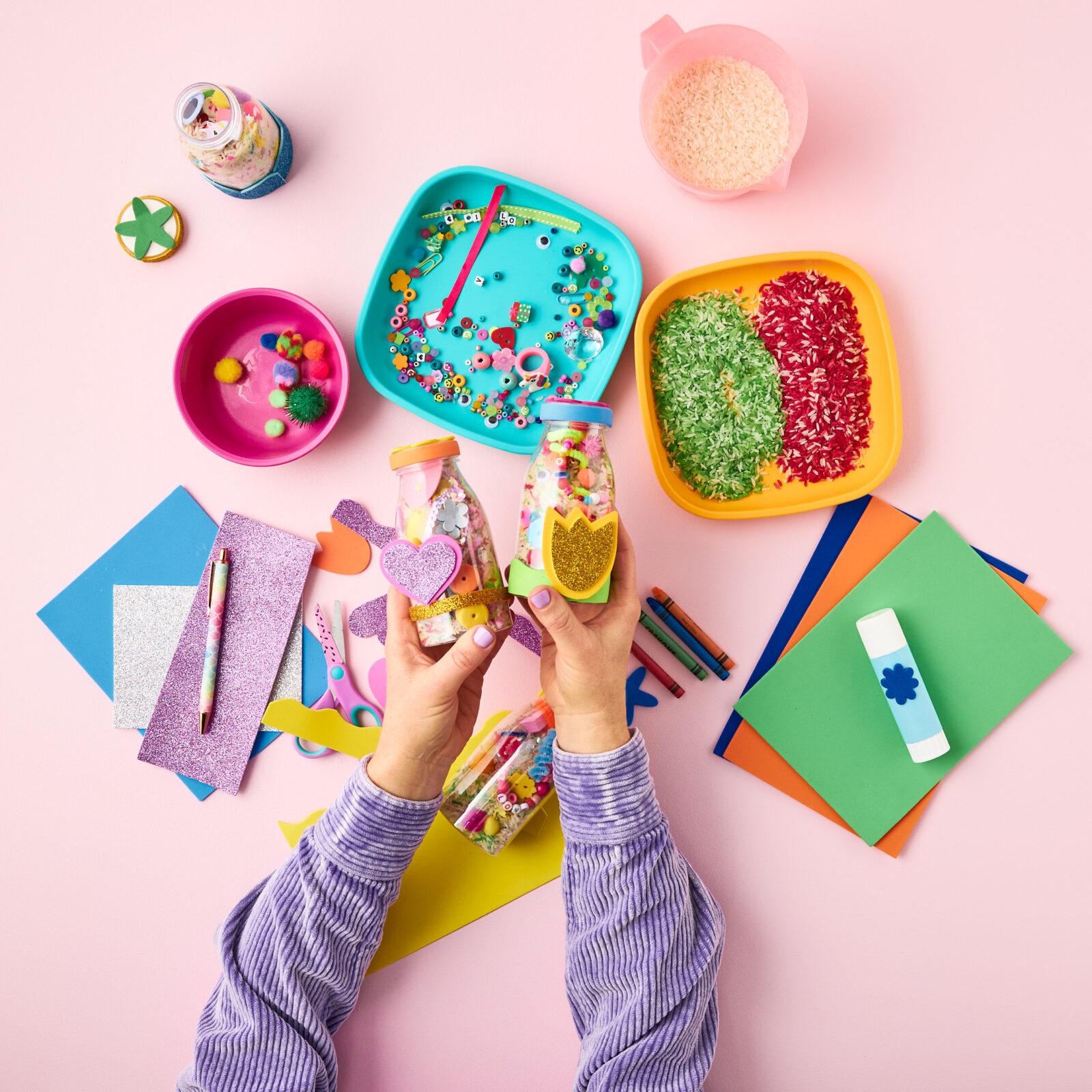 Treasure Hunt Sensory Bottles | seemakeplay.com.au